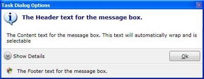 A Customizable WPF TaskDialog CodeProject