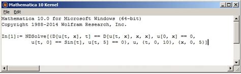 Why The Heat Equation Doesnt Work With Ndsolve Online Technical