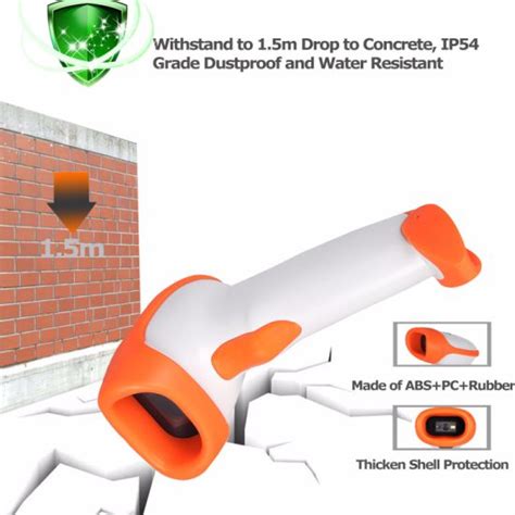 2d Wired Usb Handheld Barcode Scanner Qr Barcode Grandado
