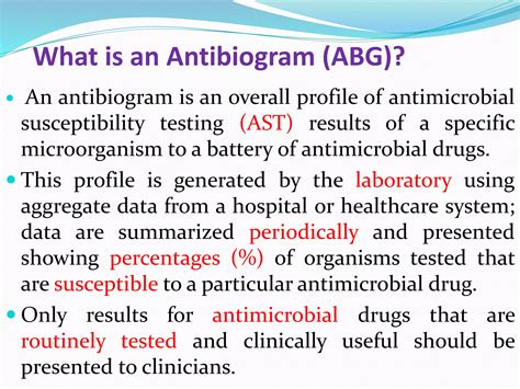 Antibiogram Clsi Recommendations Pptx
