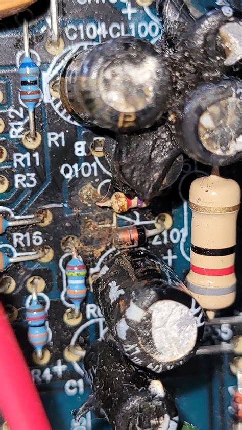 Help With Identifying Corroded Components On A Schematic Im Trying To