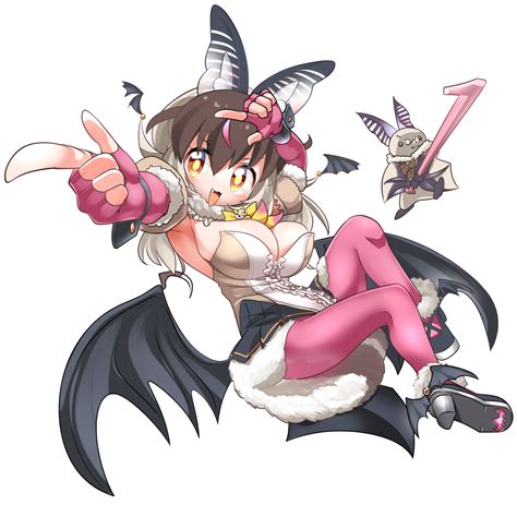 Brown Long Eared Bat And Poporu Kemono Friends And 1 More Drawn By