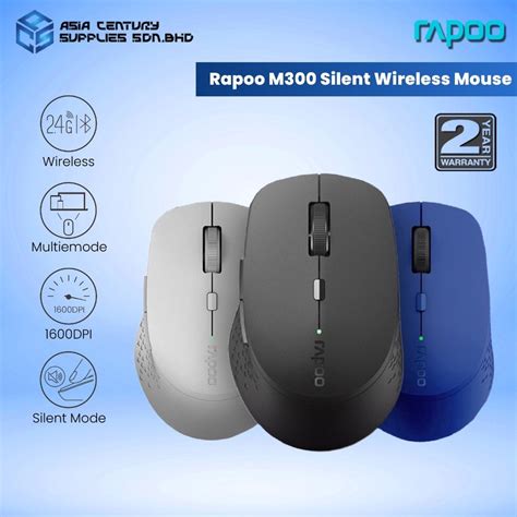Rapoo M300 Silent 2 4g Wireless Mouse Rapoo Silent Wireless Mouse Rapoo Wireless Mouse