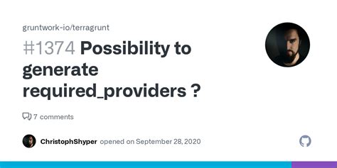 Possibility To Generate Requiredproviders · Issue 1374 · Gruntwork