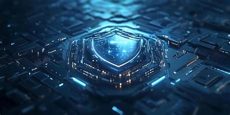 Cybersecurity Shield Protecting Your Digital Assets Premium Ai Generated Image