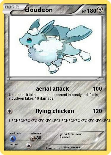 Pokémon Cloudeon 27 27 Aerial Attack My Pokemon Card