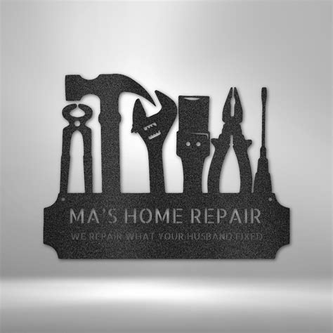 Tool Time Monogram Steel Sign Forever Signs