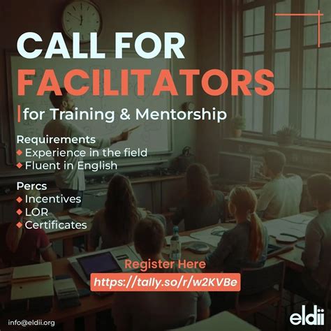 Riya Thasli K On Linkedin 🌟 Call For Facilitator Available Till 31st