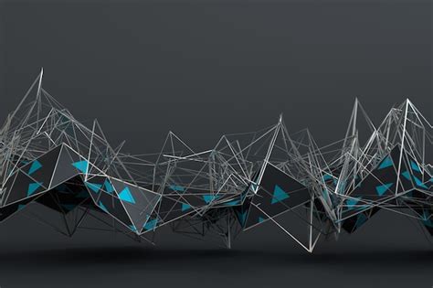 Premium Photo Abstract 3d Rendering Of Geometric Surface