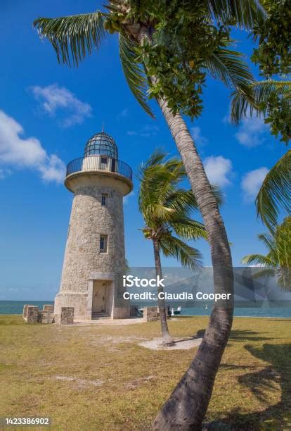 Historic Iconic Boca Chita Lighthouse At The Entrance To Boca Chita Key