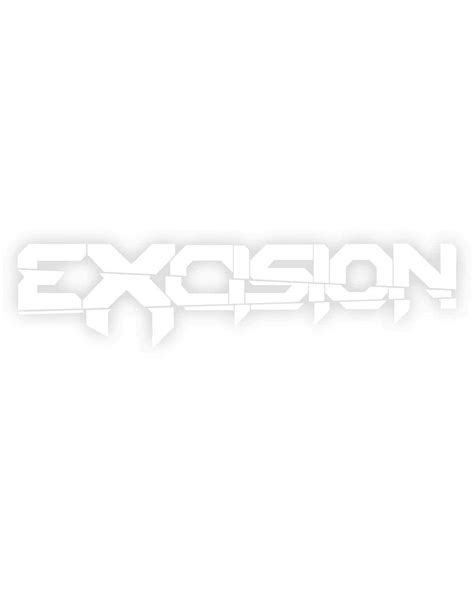 Excision Logo Vinyl Decal 30 X 7