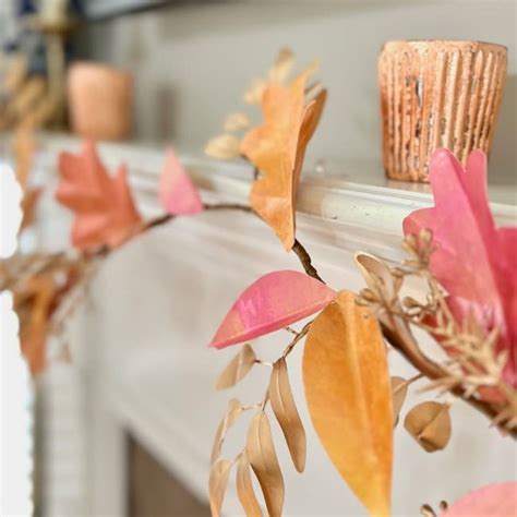 How To Make Paper Leaves Garland At Chloe Maygar Blog