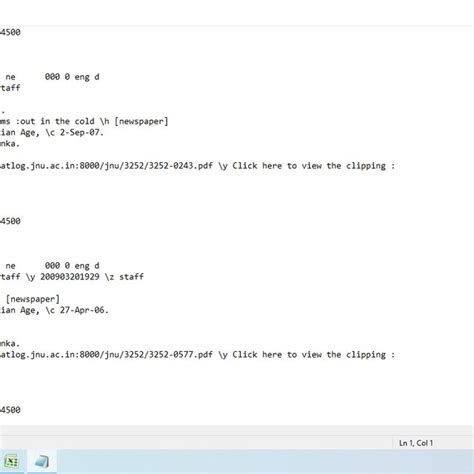 Structure Of Downloaded File In Txt Format From Previous Database Download Scientific Diagram