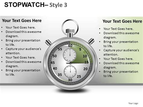 Stopwatch 3 Powerpoint Presentation Slides Db Presentation Powerpoint Diagrams Ppt Sample
