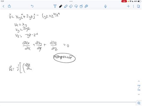 The Flow Field Of An Aerodynamic Fluid Flow Is Given By V Xyi 2yzj Yz Z 2 K Show That