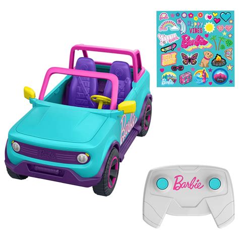 Barbie Rc Barbie Suv Battery Powered Toy Truck With Remote Control
