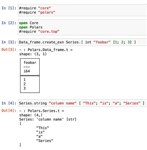 ANN First Release Of OCaml Bindings To The Polars Dataframe Library