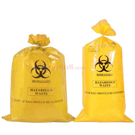 Relab 黄色生物危险品处理袋 黄色灭菌袋 耐高温袋 耐高温灭菌袋 医废灭菌袋 生物垃圾袋 生物危害垃圾袋 黄色生物危害垃圾袋 实验室用品商城