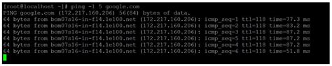 Linux Ping How Linux Ping Command Works With Examples Linux Ping How Linux Ping Command Works With Examples