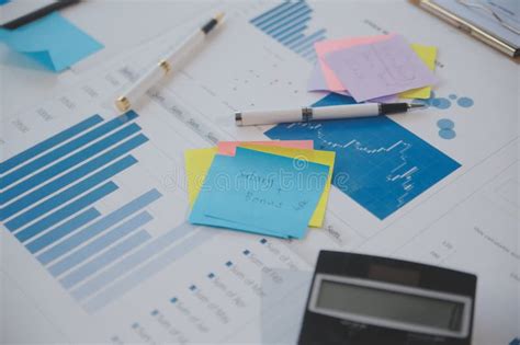 Businessman Working Data Document Graph Chart Report Marketing Research