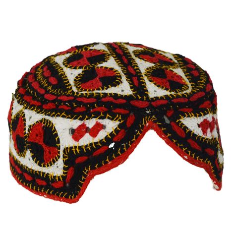 Traditional Embroidered Multicolor Hats Traditional Muslim Cap Design