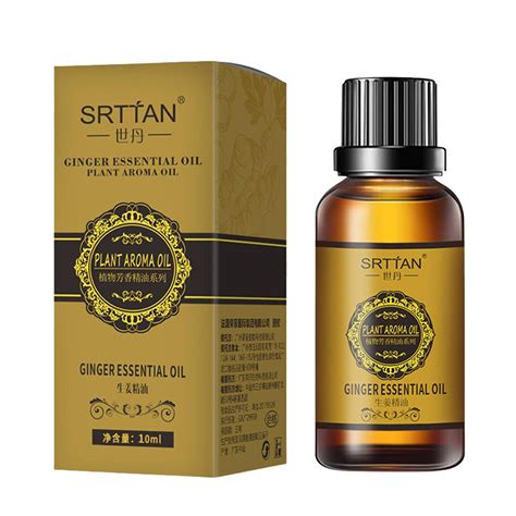 Natural Abdominal Drainage Ginger Oil 10ml Essential Oil For Slimming
