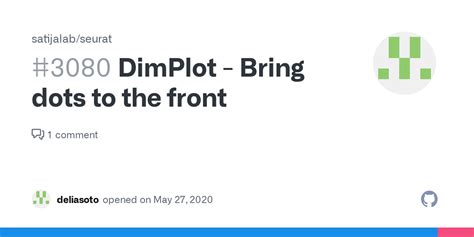 Dimplot Bring Dots To The Front · Issue 3080 · Satijalabseurat · Github