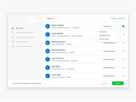 Web App UI User Selector By Sangwook Park App Ui Web App Account Executive Webs Bar Chart