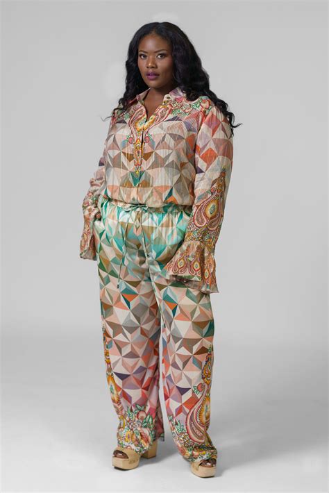 Klara Wideleg Pant Amour781