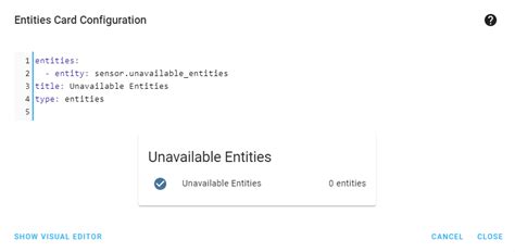 Unavailable Unknown Entity Monitoring Template Sensor Page 5