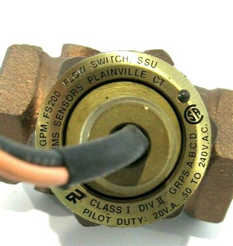 NEW GEMS FS FLOW SWITCH GPM SB Industrial Supply Inc