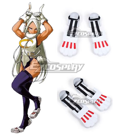Mha Boku No Hero Akademia Rumi Usagiyama Rabbit Hero Mirko Silver White