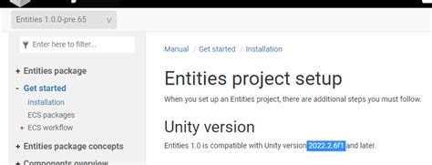 New Version Of Entities 10 Pre Release Now Available March 2023 Unity Engine Unity