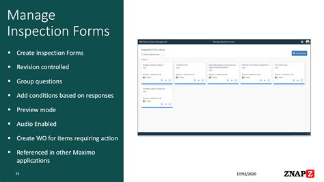 15 Manageinspectionforms Maximo Secrets