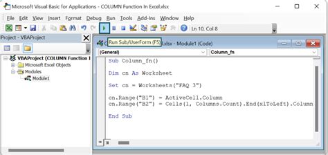 COLUMN Function In Excel Formula Examples How To Use