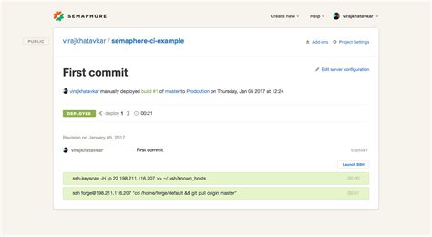 Crash Course Continuous Deployment With Semaphore Ci — Sitepoint