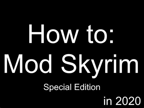Concise Skyrim Modding Guide 2020 다운로드