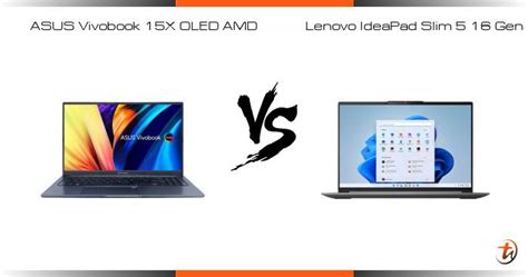 Banding Asus Vivobook X Oled Amd Dan Lenovo Ideapad Slim Gen Spesifikasi Dan Harga Di