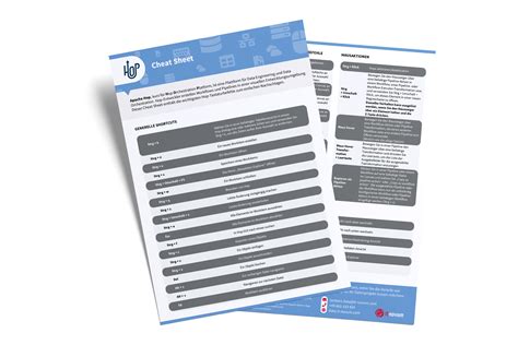 Hop Cheat Sheet Data Insights Actions