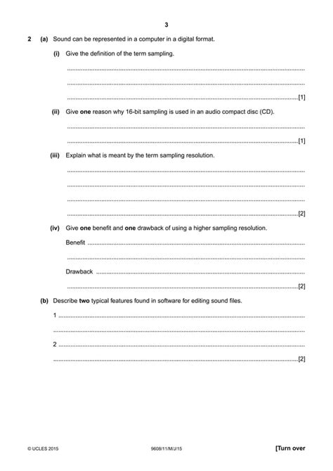 Computer Science 9608 2015 Summer Qp 11 Cambridge Zimsec Pdf Free