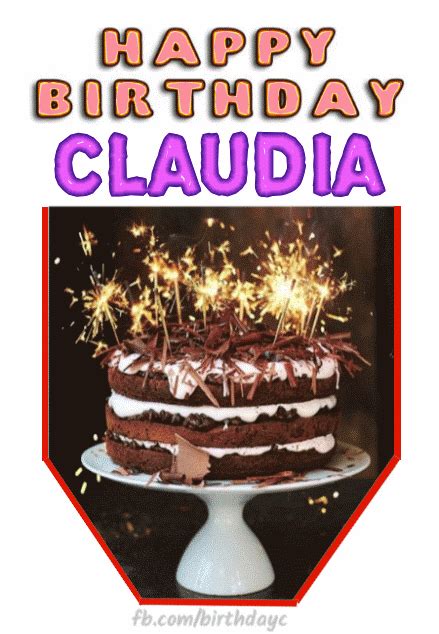 Happy Birthday Claudia