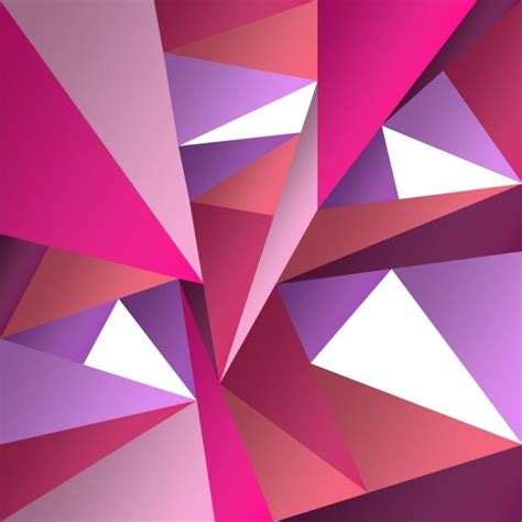 Free Vector Polygonal Shapes Background