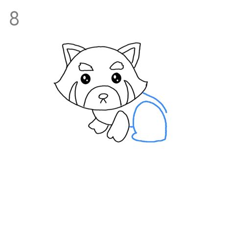 How To Draw A Red Panda Step By Step Easy Drawing Guides Drawing Howtos