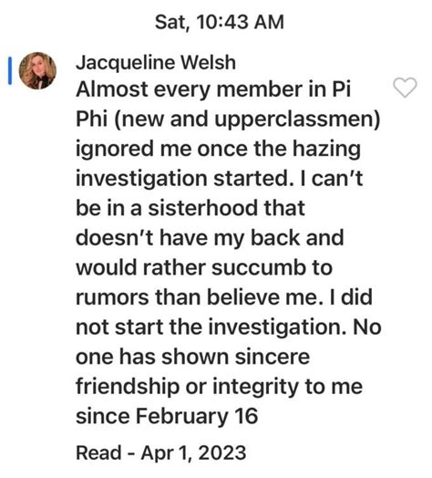 Pi Beta Phi Placed On Probation Until The Ring Tum Phi