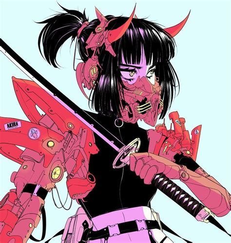 Cyberpunk Wonderland A Look At Vinne Myartmagazine Cyberpunk Anime Arte Cyberpunk Anime