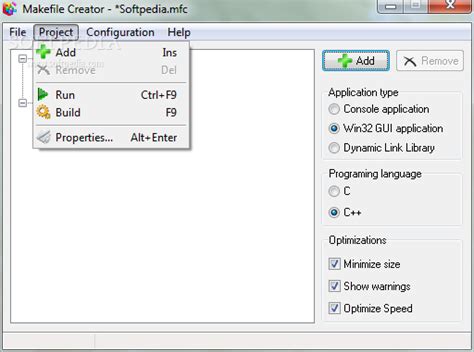 Makefile Creator Download Free Windows 1030 Softpedia