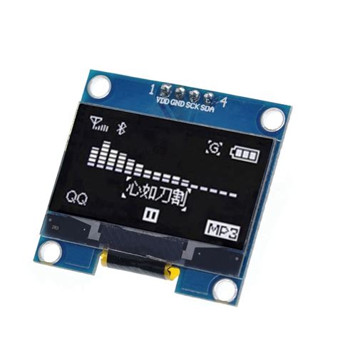 PIN OLED Module White Blue Color X Inch OLED LCD LED Display Module IIC I C