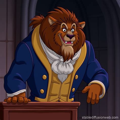 Beauty And The Beast Cartoon Stable Diffusion Online