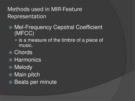 Ppt Music Information Retrieval Powerpoint Presentation Free Download Id2400798