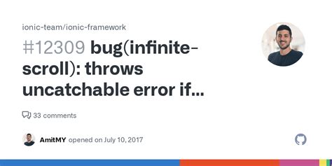 Buginfinite Scroll Throws Uncatchable Error If Scrolltotop Is Called Before It Is Resolved